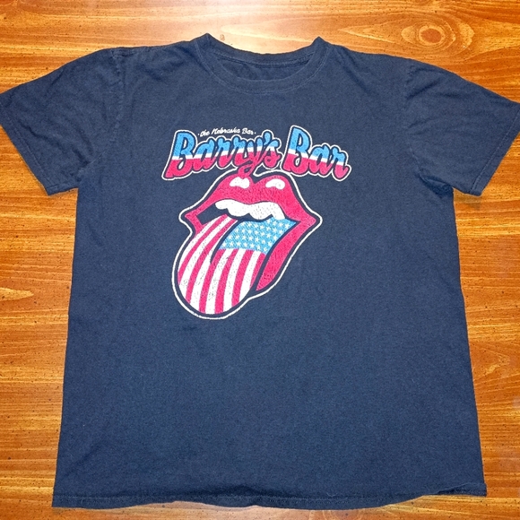 Barry's Bar | Shirts | Barrys Bar Tshirt Large Rolling Stones Parody ...